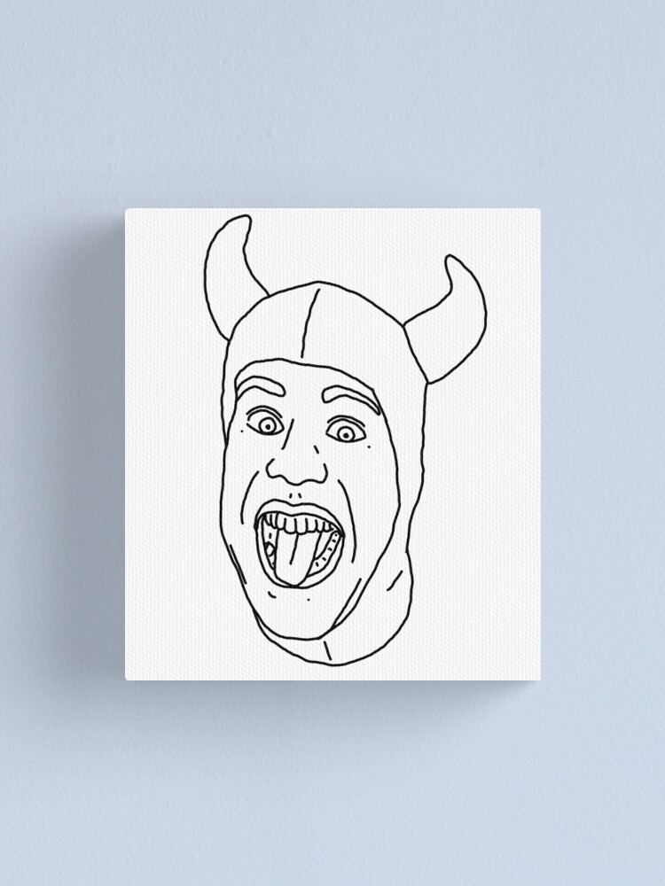 "Chris Pontius Devil" Canvas Print for Sale by tabasco666 | Redbubble