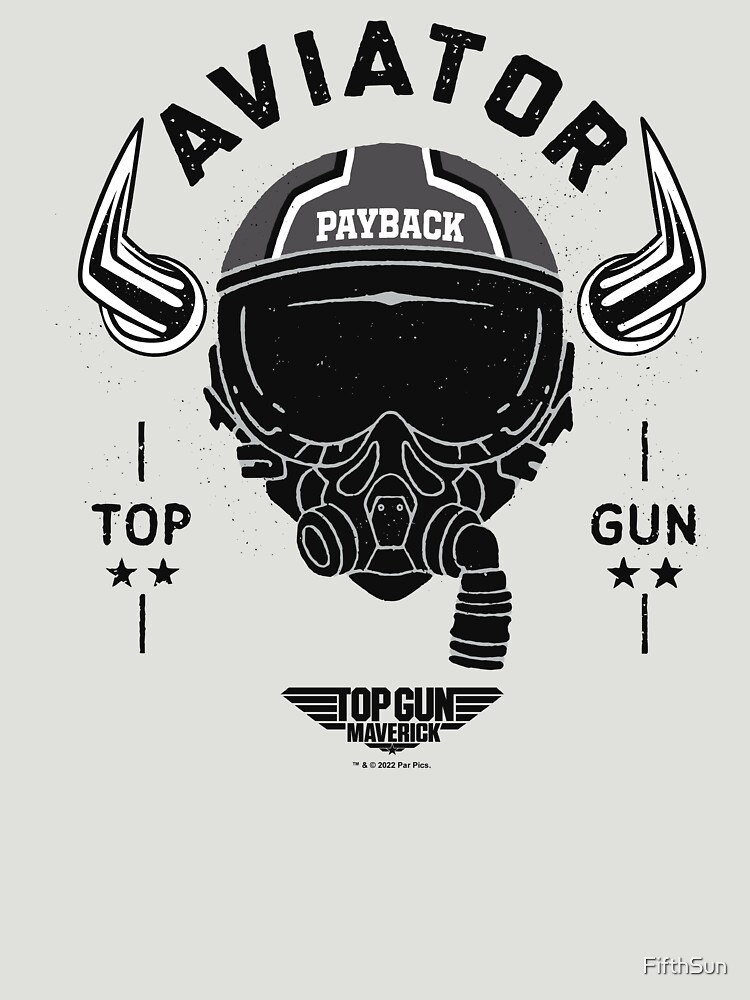 "Top Gun: Maverick Aviator Payback Big Face Helmet" Essential T-Shirt ...