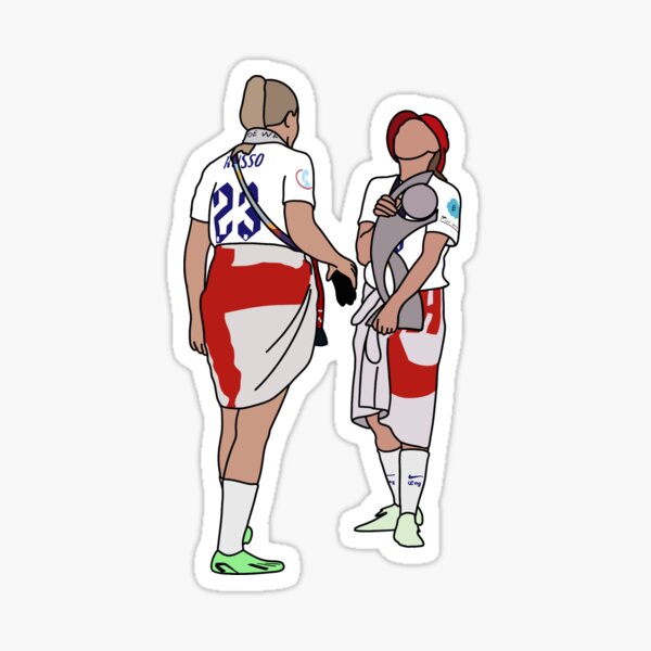 "Ella Toone and Alessia Russo" Sticker for Sale by EmmaLikesCurry ...