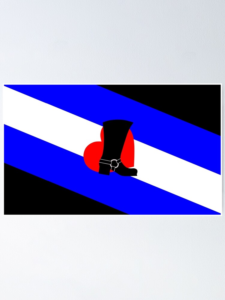 "Bootblack Pride Flag" Poster by porcupride | Redbubble