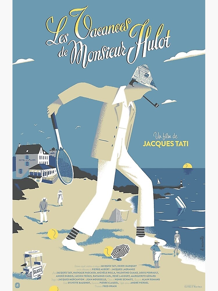 "Monsieur Hulot’s Holiday" Poster for Sale by hiramcants | Redbubble