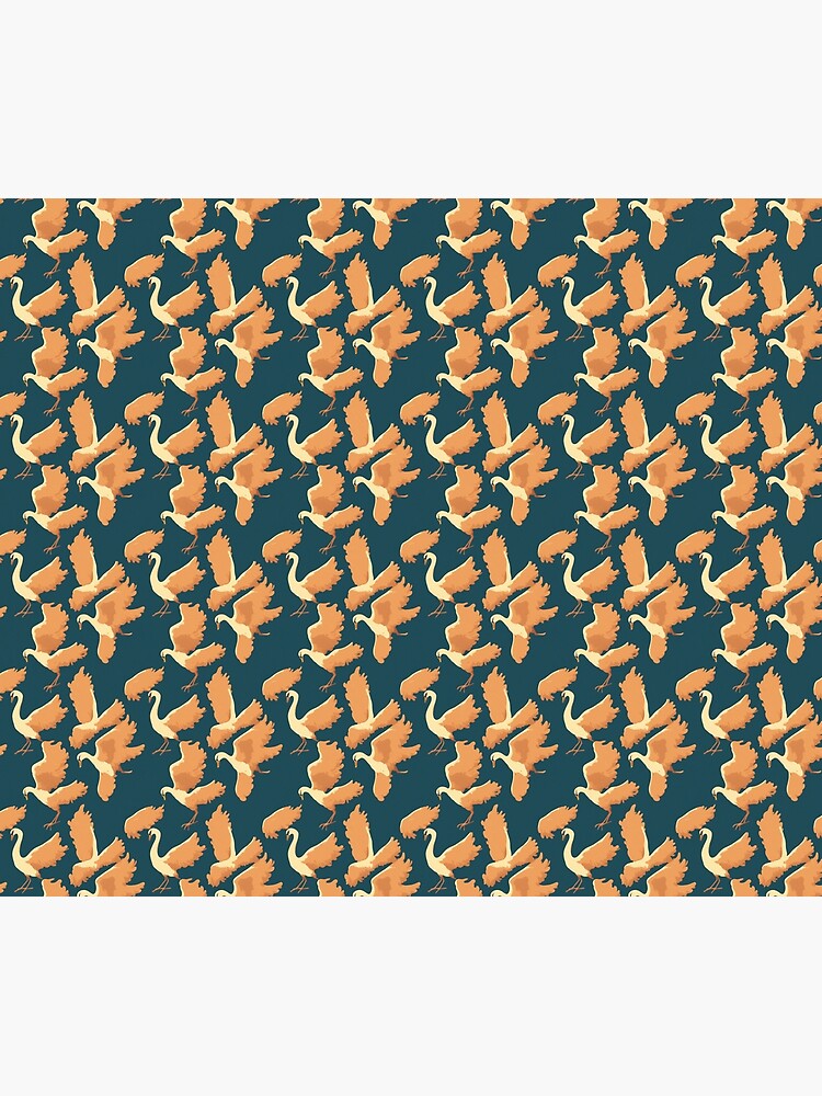 White Swans on Dark Teal Background Pattern Shower Curtain sold by ...