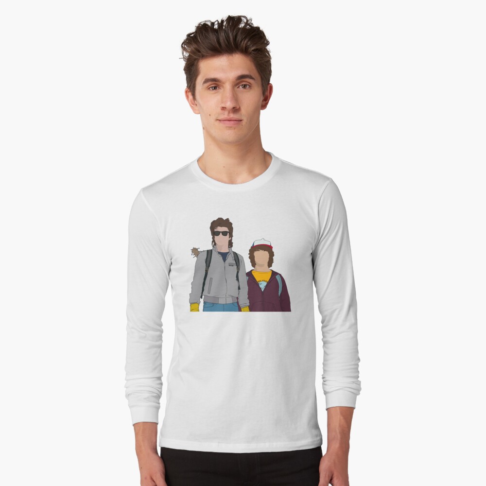 "Dustin and Steve Design " Sticker for Sale by SimpleDees | Redbubble