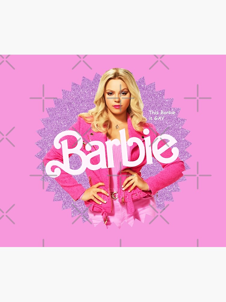 Renee Rapp , Renee Rapp Barbie, This Barbie is Gay Shower Curtain sold ...