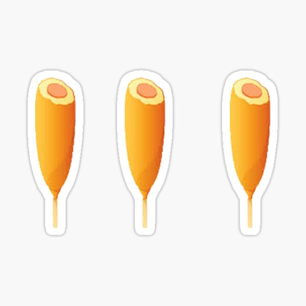 Corndog Stickers | Redbubble