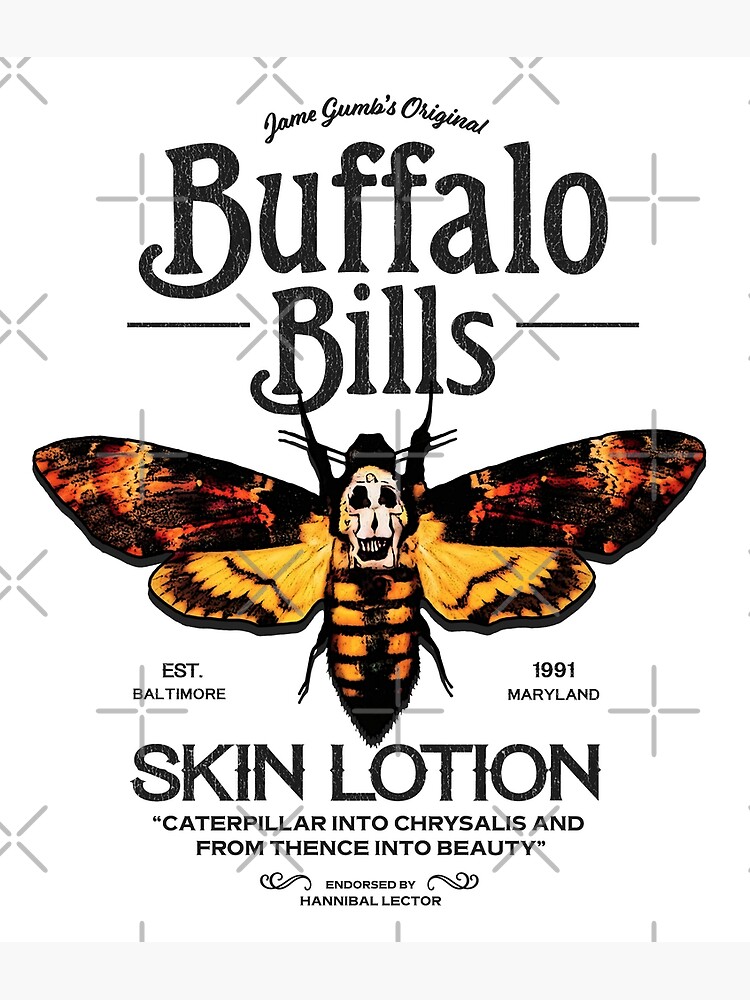 "Buffalo Bill's Body Lotion Silence of The Lambs " Poster for Sale by ...