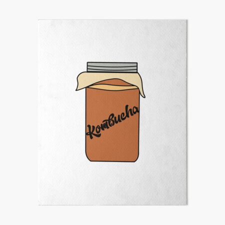 "Kombucha Booch Tea Drink" Art Board Print by ccheshiredesign | Redbubble