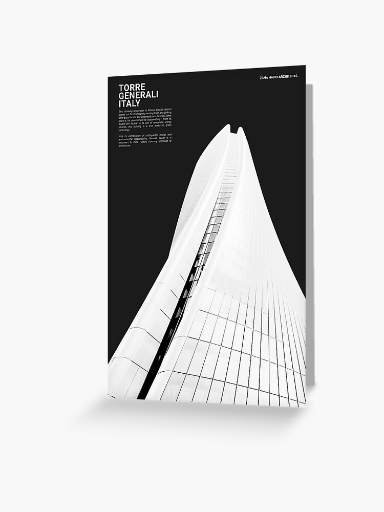 "Generali Tower, Zaha Hadid, Modern Architecture, Minimalist Design ...