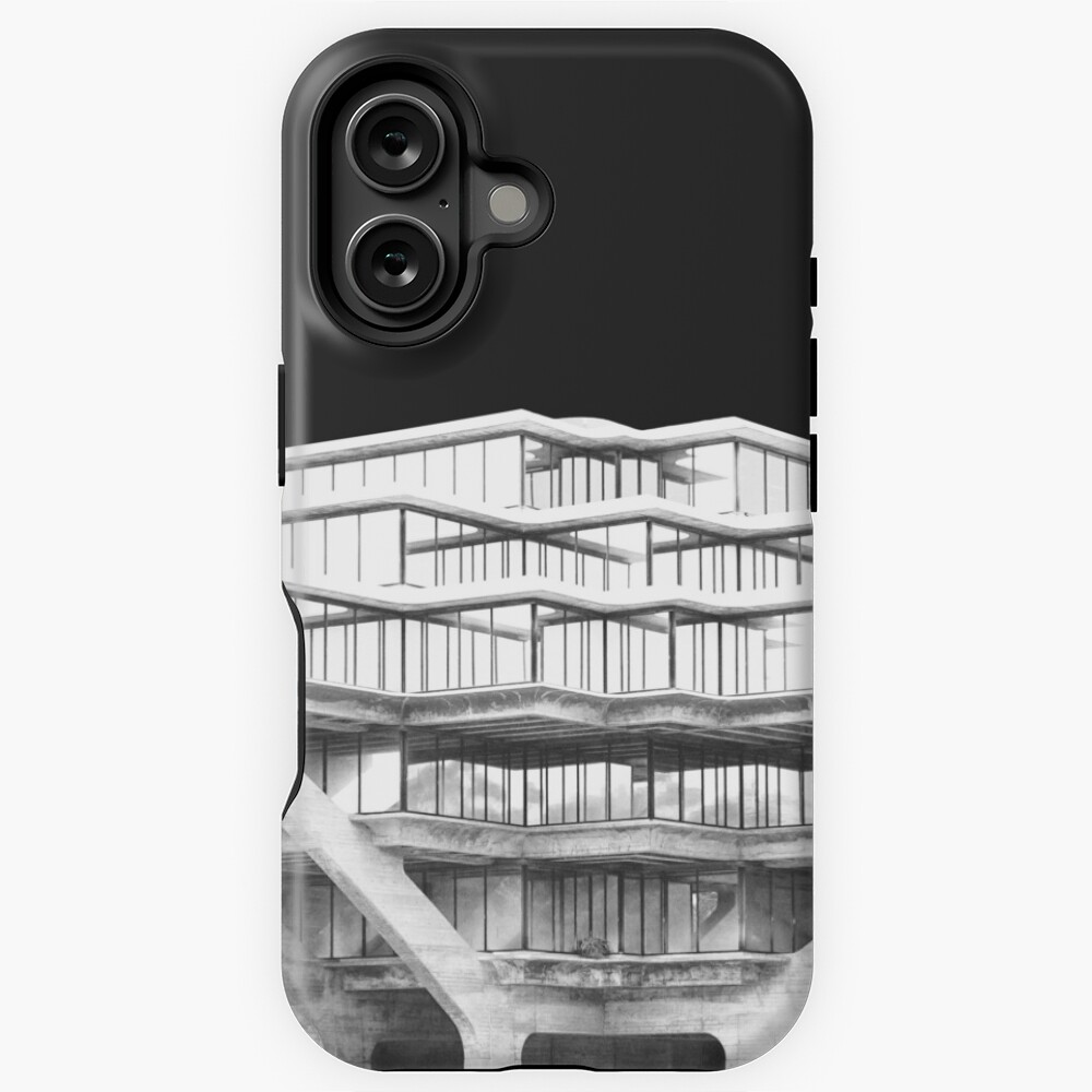 "Geisel Library, Sun Diego - Brutalist Architecture, Modern Design" Poster by VIS-ATELIER ...