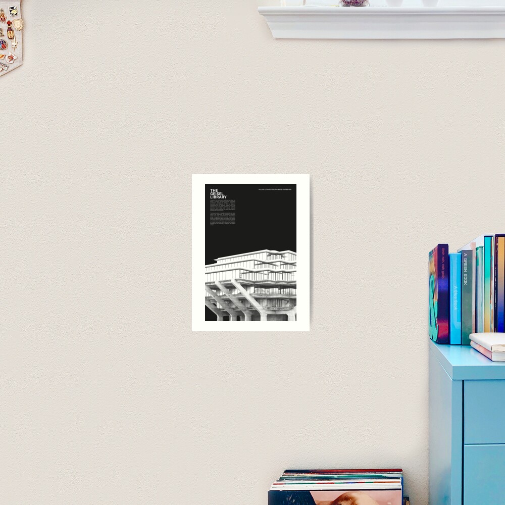 "Geisel Library, Sun Diego - Brutalist Architecture, Modern Design ...