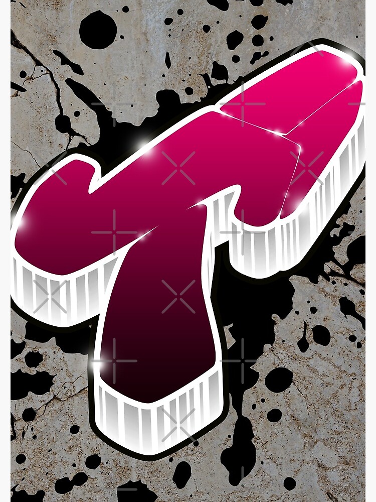 "T - Graffiti letter" Spiral Notebook by joax | Redbubble