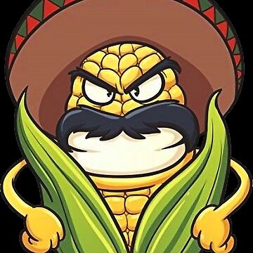 "Mexican Corn Anime Cartoon" Sticker for Sale by helrisoniart182 ...