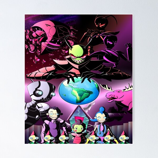 "Invader Zim" Poster for Sale by Kennessss | Redbubble