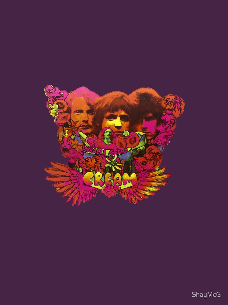 "Cream band psychedelic album cover " T-shirt for Sale by ShayMcG ...