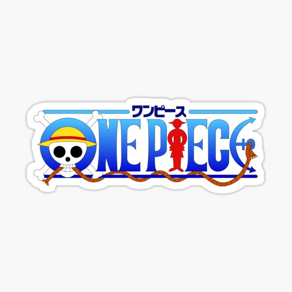 "One Piece Logo" Sticker for Sale by Hina . | Redbubble