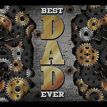 "Mechanic Dad" Sticker for Sale by SaintsPlace | Redbubble