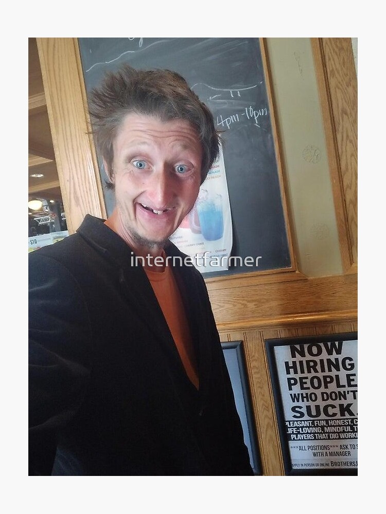 "Daniel Larson Selfie Sticker" Sticker for Sale by internetfarmer ...