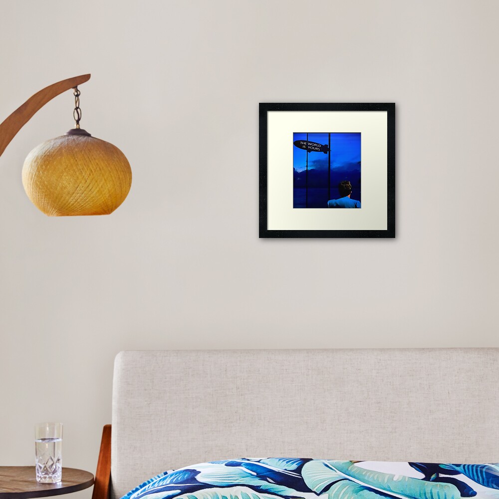 "Scarface The world is yours" Sticker for Sale by Muggers12 | Redbubble