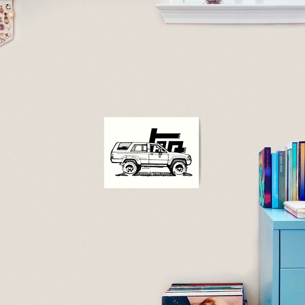 " 1st Gen 4Runner TRD " Art Print for Sale by robert1117 | Redbubble