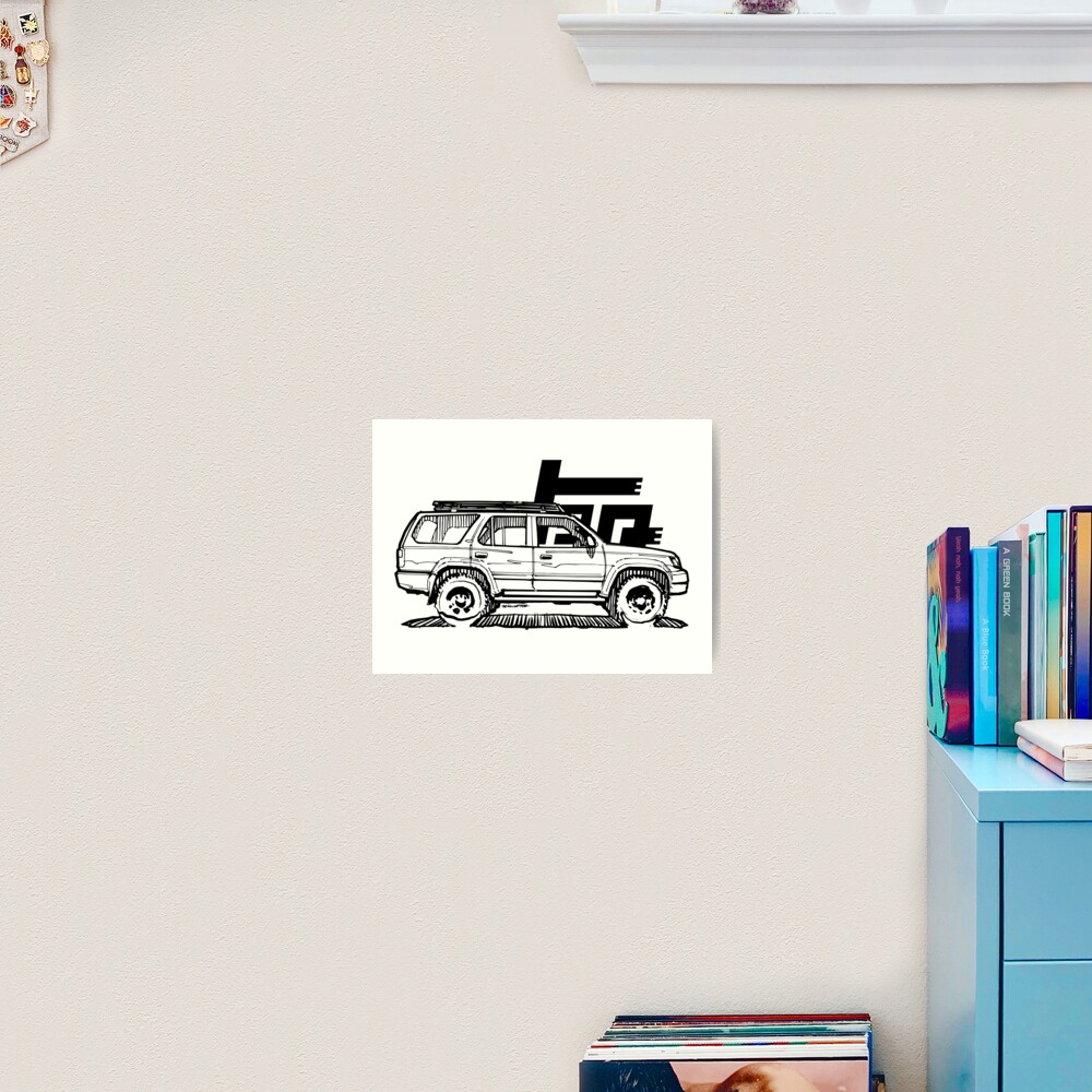 "3rd Gen 4Runner TRD " Art Print for Sale by robert1117 | Redbubble