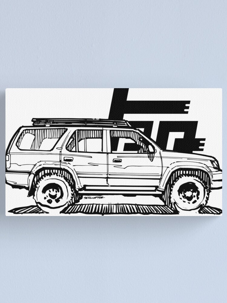 "3rd Gen 4Runner TRD " Canvas Print for Sale by robert1117 | Redbubble