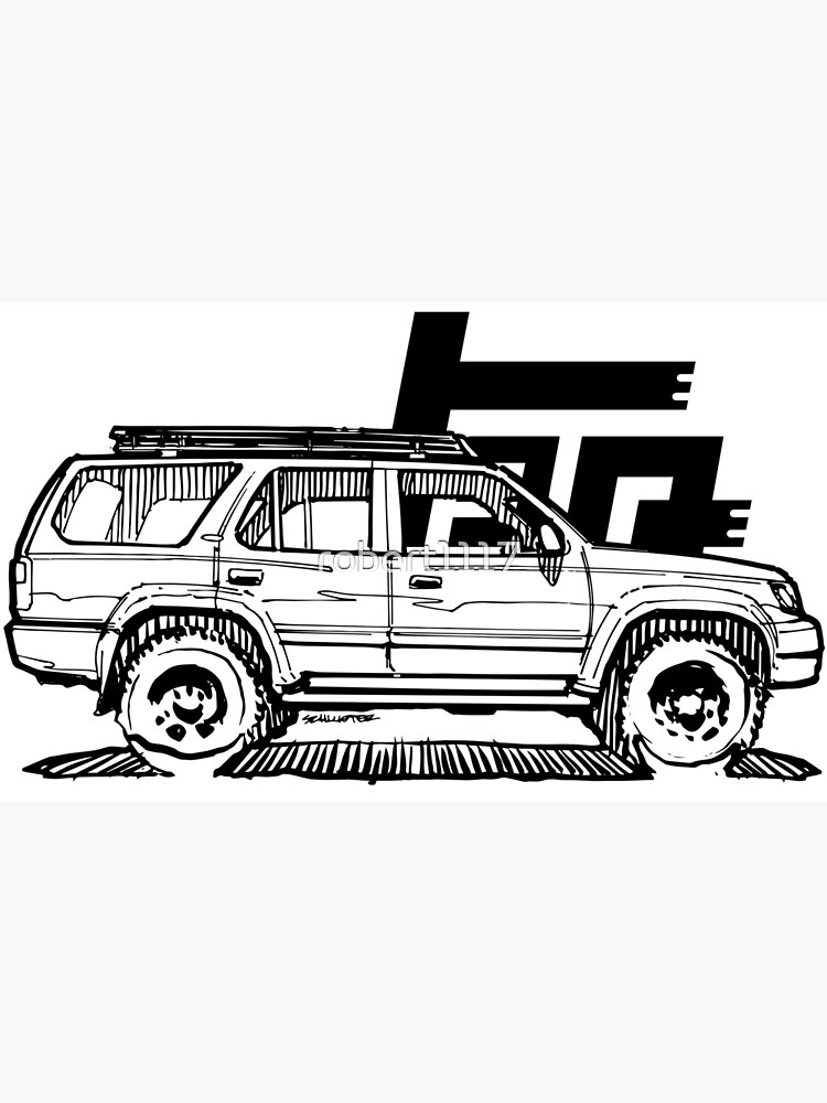 "3rd Gen 4Runner TRD " Art Print for Sale by robert1117 | Redbubble
