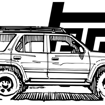 "3rd Gen 4Runner TRD " Sticker for Sale by robert1117 | Redbubble