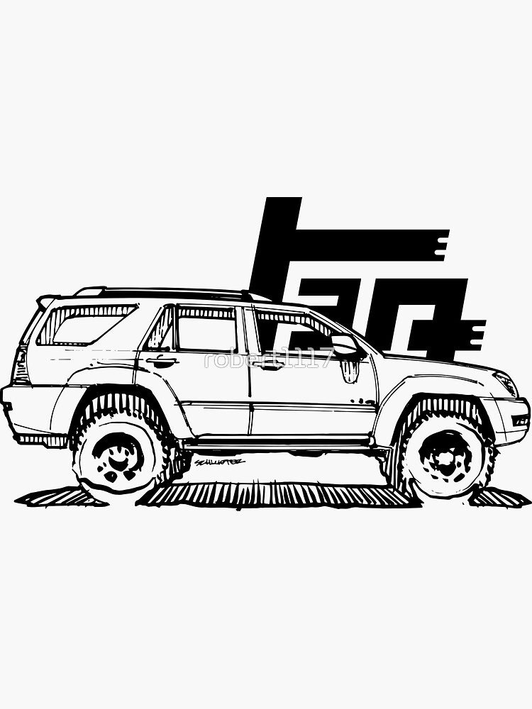 " 4th Gen 4Runner TRD " Sticker for Sale by robert1117 | Redbubble