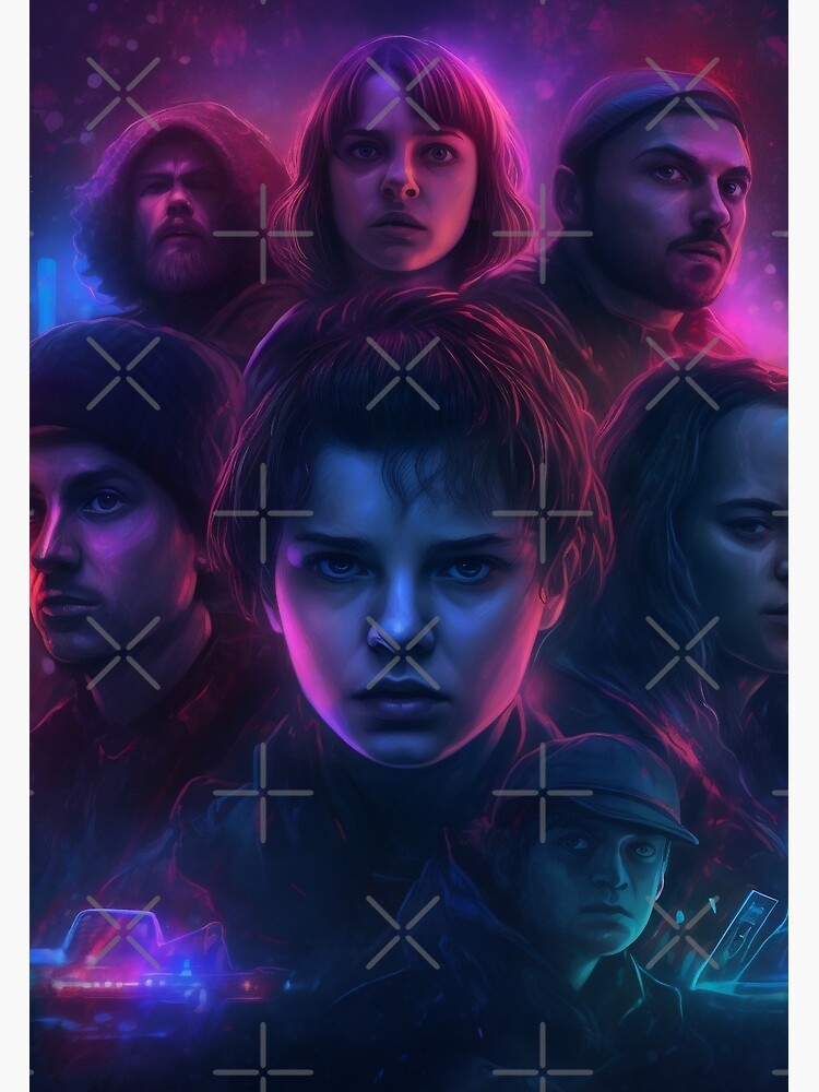 Generative AI Stranger Things Netflix Futuristic Poster- AI Generated ...