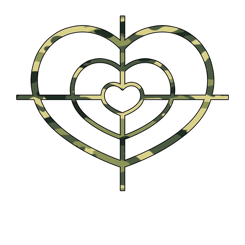 "Heartscope Camo" by nrGfx | Redbubble