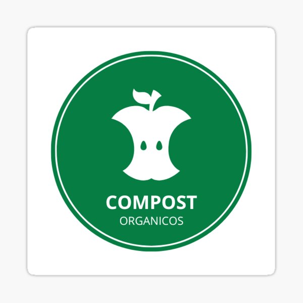 "Compost Sticker - Image and Text" Sticker for Sale by YourSmallActs ...