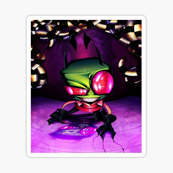 "Invader Zim" Sticker for Sale by Kennessss | Redbubble