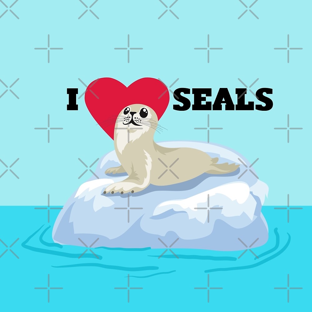 "Love Seals" by PepomintNarwhal | Redbubble