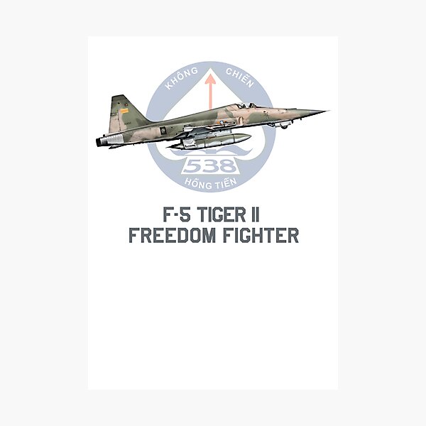 Lámina fotográfica «VNAF F-5E TIGER II LIBERTAD COMBATIENTE» de ...