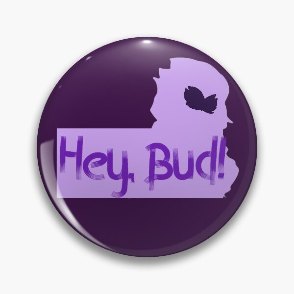 "Six Eared Macaque hey bud sticker" Pin for Sale by JosArtbox | Redbubble