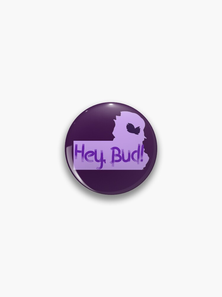 "Six Eared Macaque hey bud sticker" Pin for Sale by JosArtbox | Redbubble