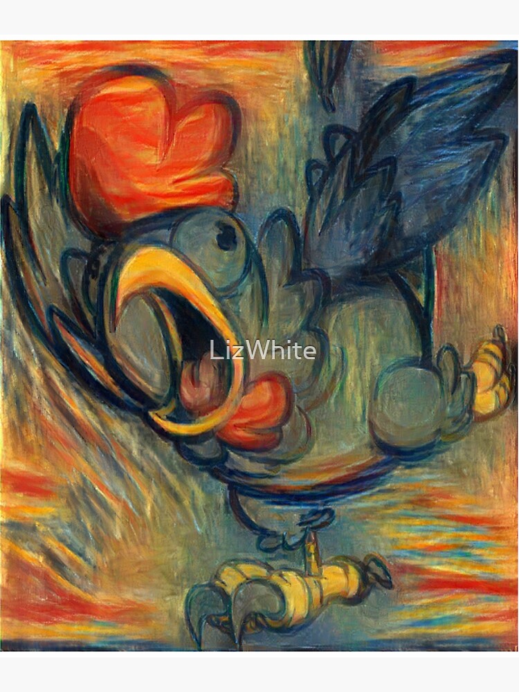 "Chicken Hen AI Generated The Scream Colors AI Art Artificial ...