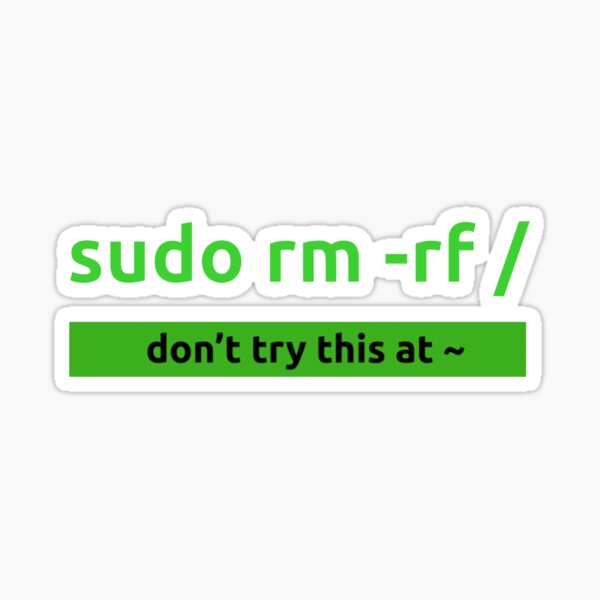 "Sudo Linux Programming Command" Sticker for Sale by TechTeez | Redbubble