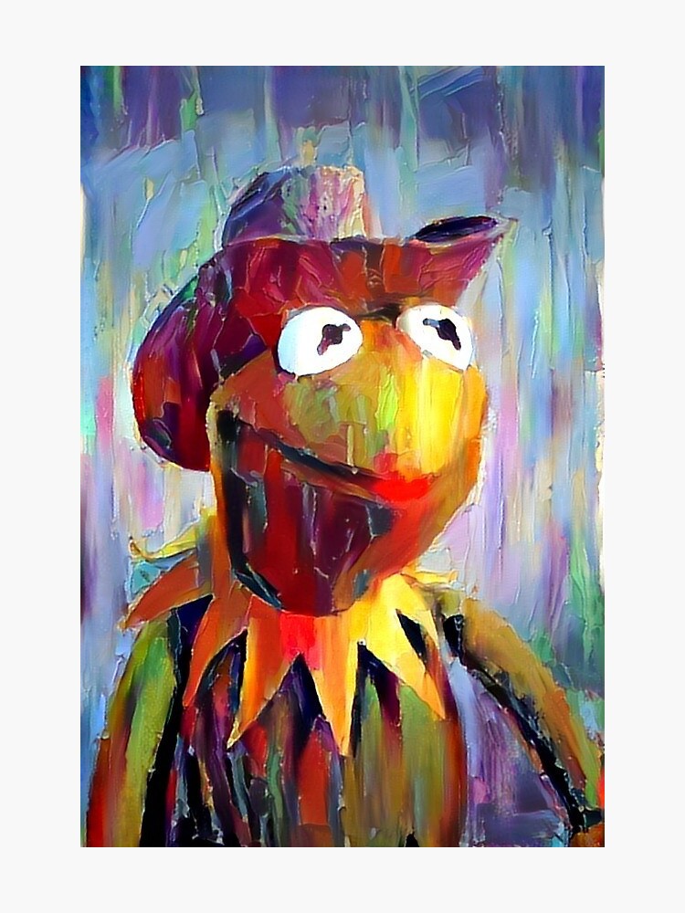 "Cowboy Kermit" Sticker by xdrugfreex666 | Redbubble