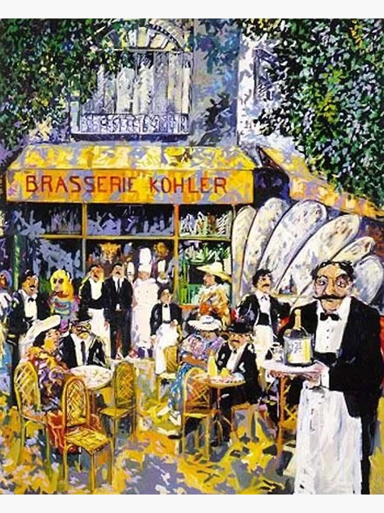 "Brasserie Kohler by Guy Buffet" Poster for Sale by harrisondianem ...