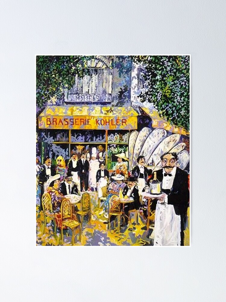 "Brasserie Kohler by Guy Buffet" Poster for Sale by harrisondianem ...