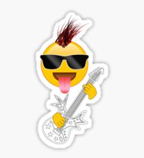 Heavy Metal Emoji Stickers | Redbubble