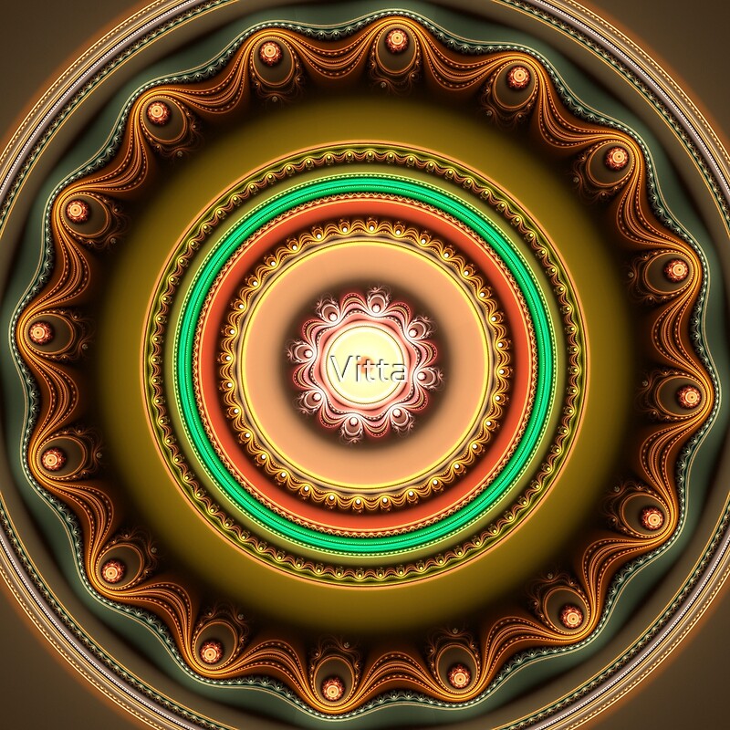 "Mandala Colours Colors" by Vitta | Redbubble