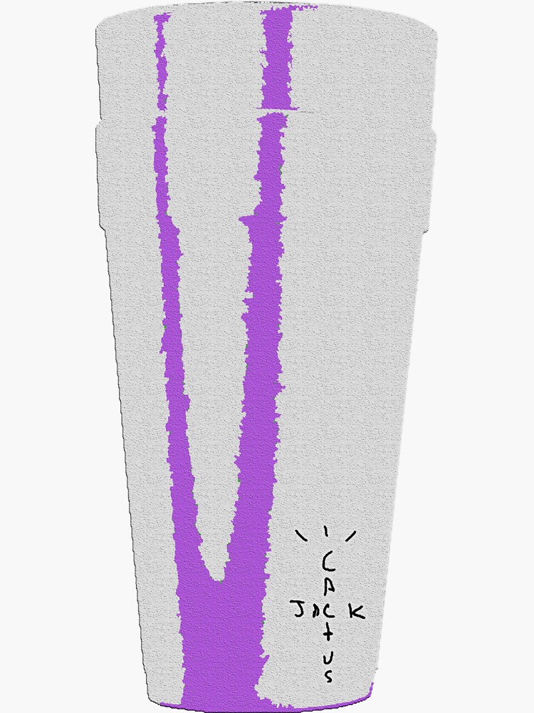 "Cactus Jack Lean" Sticker by vince-c | Redbubble