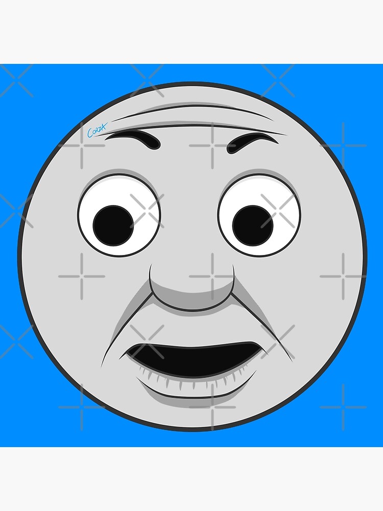 "Thomas (Surprised Face)" Poster for Sale by corzamoon | Redbubble