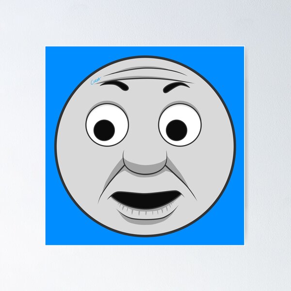 "Thomas (Surprised Face)" Poster for Sale by corzamoon | Redbubble