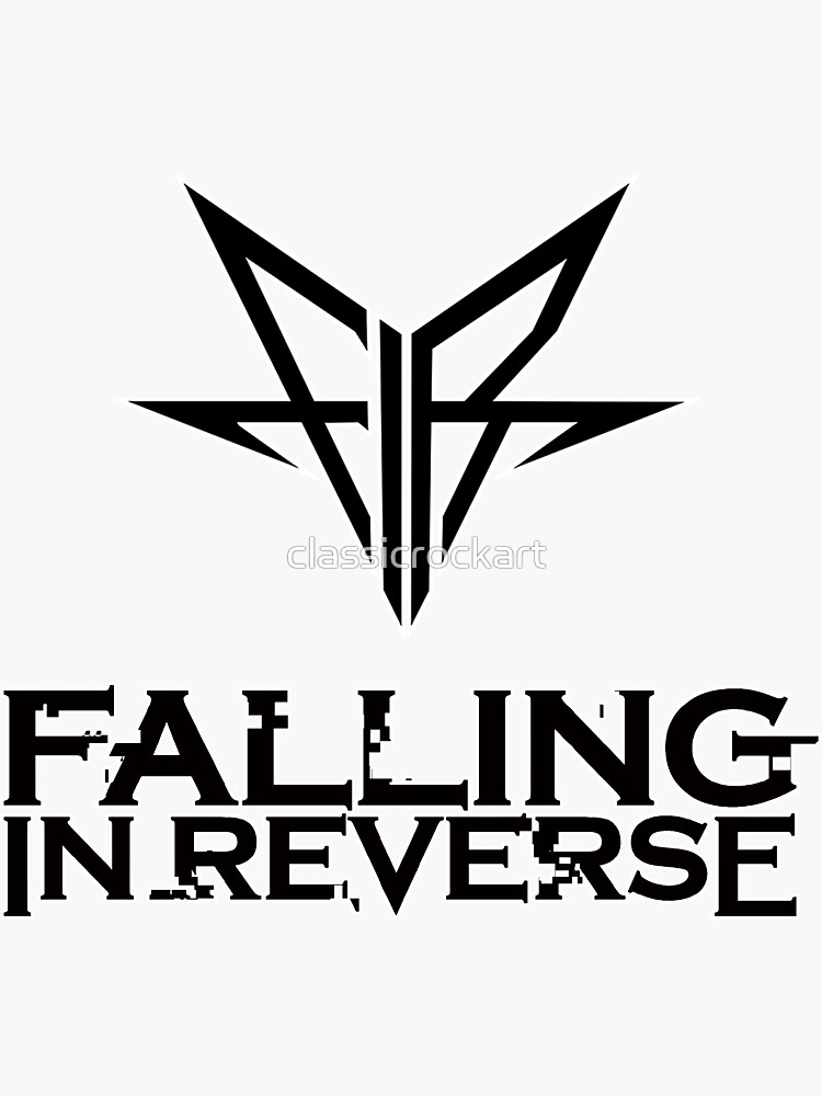 "Falling In Reverse Rock logo" Sticker for Sale by classicrockart ...