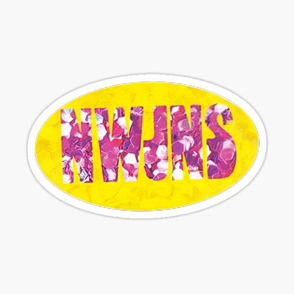 "y2k Style NewJeans/NWJNS Name Logo" Sticker for Sale by clubtokki ...