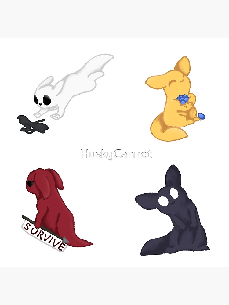 "Rain World slugcats" Art Board Print for Sale by HuskyCannot | Redbubble