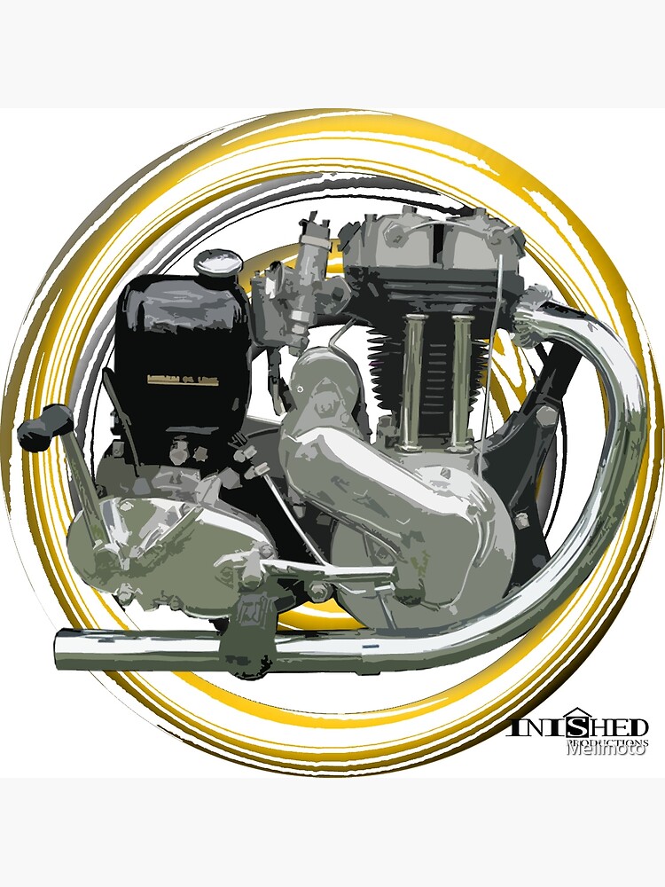 "Inished Arial Red Hunter Engine Art" Poster for Sale by Melimoto ...